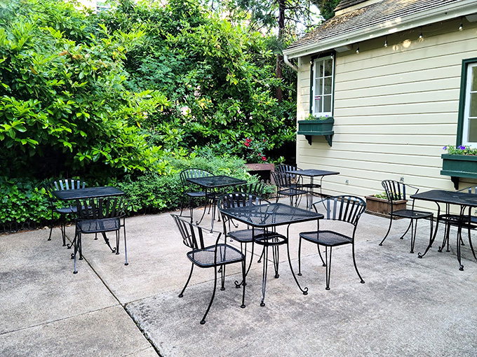 A garden gazebo straight from a rom-com's pivotal scene, just waiting for you to have your own moment of clarity about life and love. 