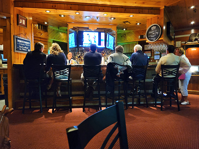 The bar at The Peddler&mdash;where strangers become friends and "I'll just have one drink" becomes "What time do you close?"