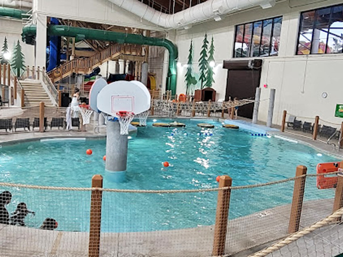 The massive water bucket dump &ndash; nature's way of telling you that you're about to get very, very wet. Children scatter like happy water bugs.