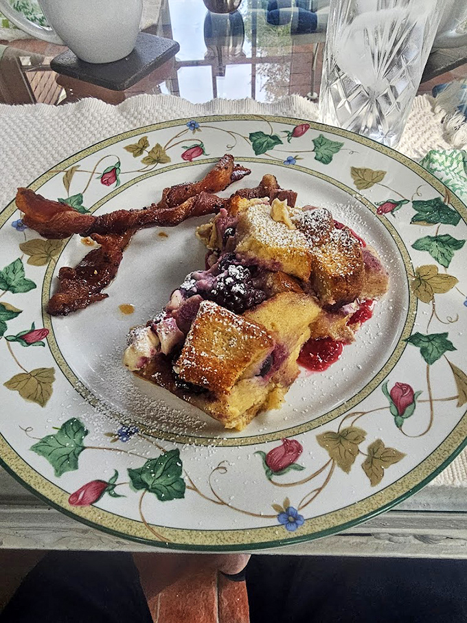 French toast that doesn't just break your diet&mdash;it shatters it with such delicious authority that you'll happily schedule extra treadmill time later.