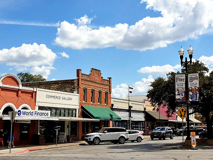 Small town storefronts with big character. Behind these facades, local businesses keep Lockhart's heart beating&mdash;and stomachs full.