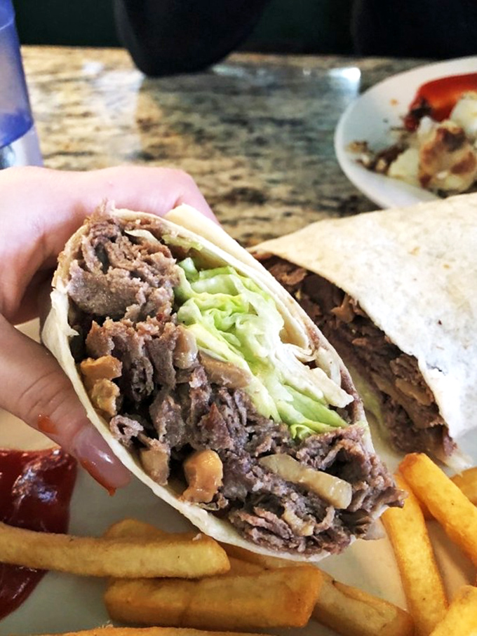 This isn't just a wrap&mdash;it's architectural genius. Layers of savory beef, crisp lettuce, and melty cheese create the perfect handheld masterpiece.