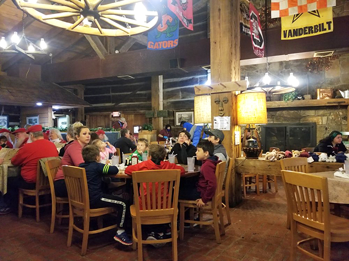 Families creating pancake memories that will last longer than the maple syrup stains on those vacation t-shirts.