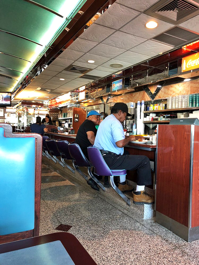 The counter&mdash;where solo diners become regulars, and the short-order ballet unfolds before your appreciative eyes.