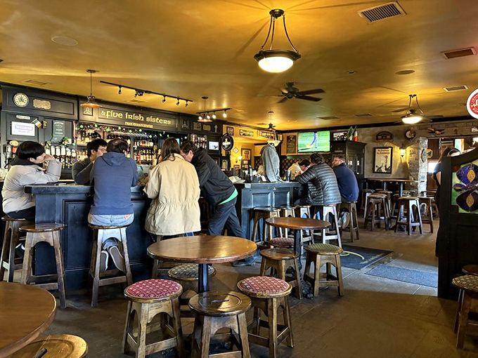 The bar isn't just where drinks are served&mdash;it's the beating heart of the pub where stories are exchanged and Boilermaker victories celebrated.