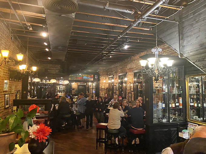 The dining room hums with that perfect pub energy&mdash;not too quiet to feel awkward, not too loud to drown out your best stories.