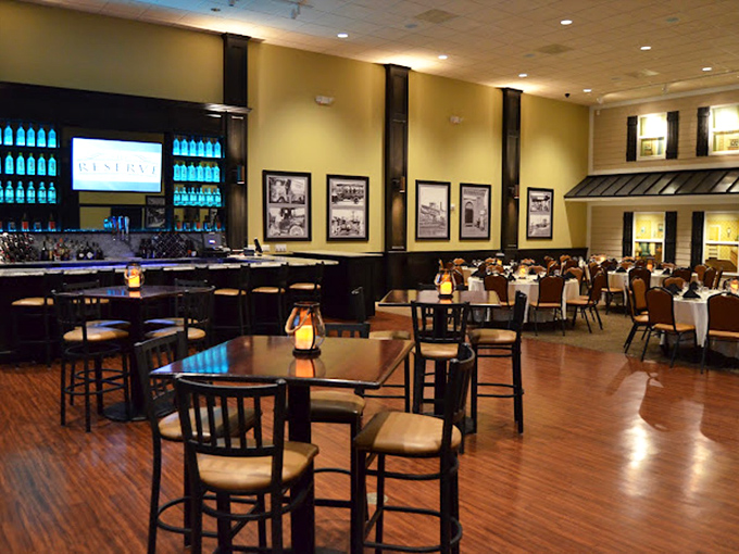 Warm lighting, comfortable seating, and enough TVs to keep up with the game without turning into a sports bar.