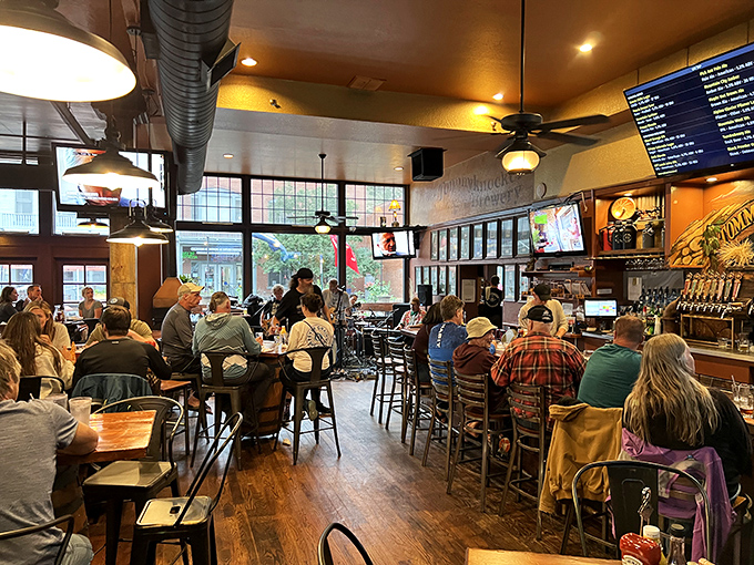 The dining room buzzes with the energy of satisfied customers. Every table tells a different story, but they all share the same happy ending.