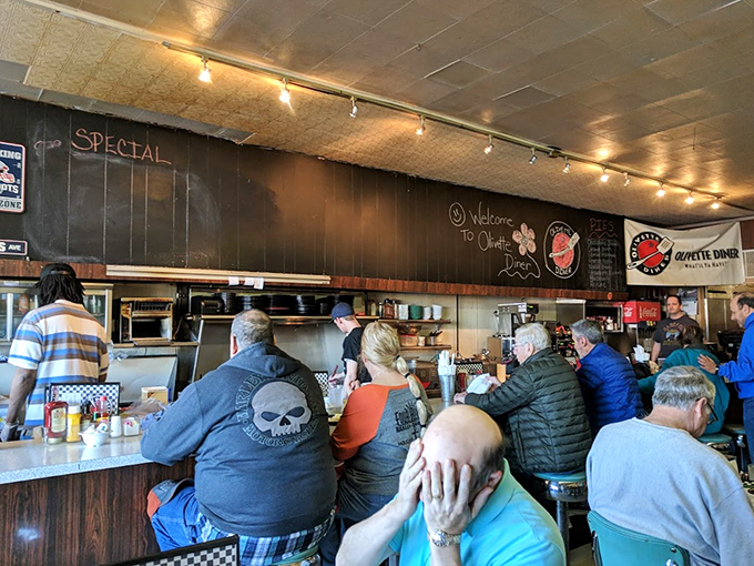 Every counter seat tells a story at Olivette Diner, where regulars have been solving the world's problems over coffee for generations.