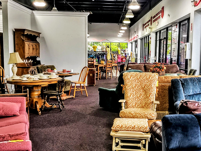 The furniture section offers a choose-your-own-adventure in home d&eacute;cor, where yesterday's quality craftsmanship meets today's budget-conscious shopper.