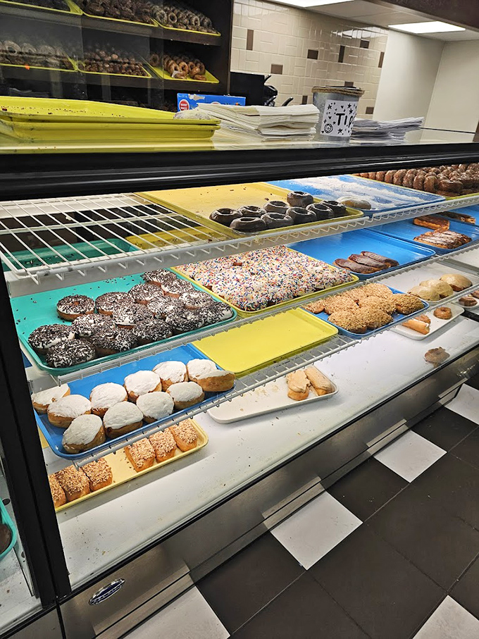 The display case at Bill's isn't just filled with donuts&mdash;it's a museum of edible art where every piece deserves your full attention.