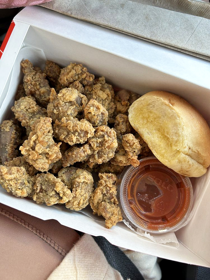 For the adventurous eater, gizzards offer a crunchy reward. Paired with that sauce, they're the unsung heroes of the chicken world.