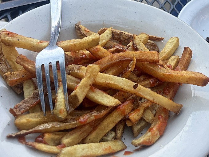 Hand-cut fries with the right balance of crisp exterior and fluffy interior—the supporting actor that sometimes steals the whole show.