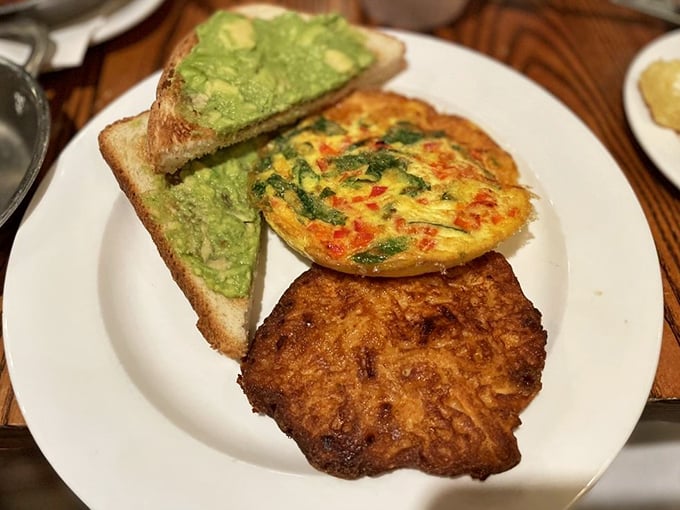 Breakfast that doesn't apologize for being delicious. This frittata and avocado toast combo has fueled Essex explorers for generations&mdash;just with better presentation now.