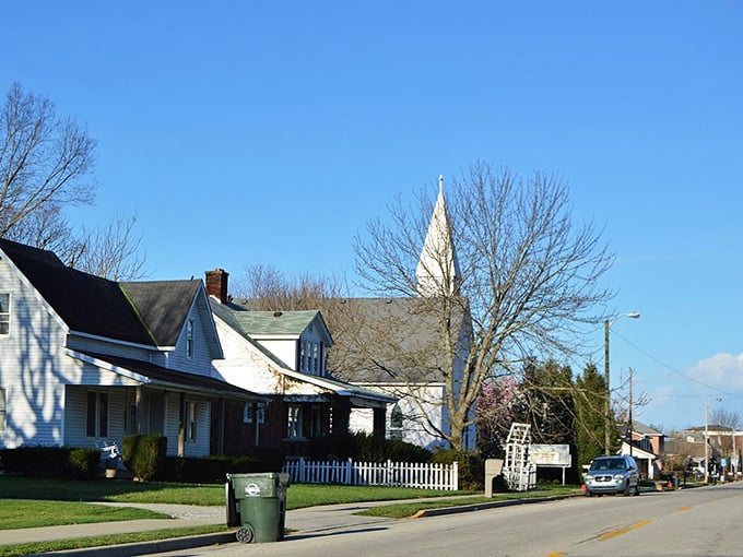 Small-town America isn't just surviving&mdash;it's thriving. These well-kept homes with their white picket fences aren't movie sets; they're real Indiana life.