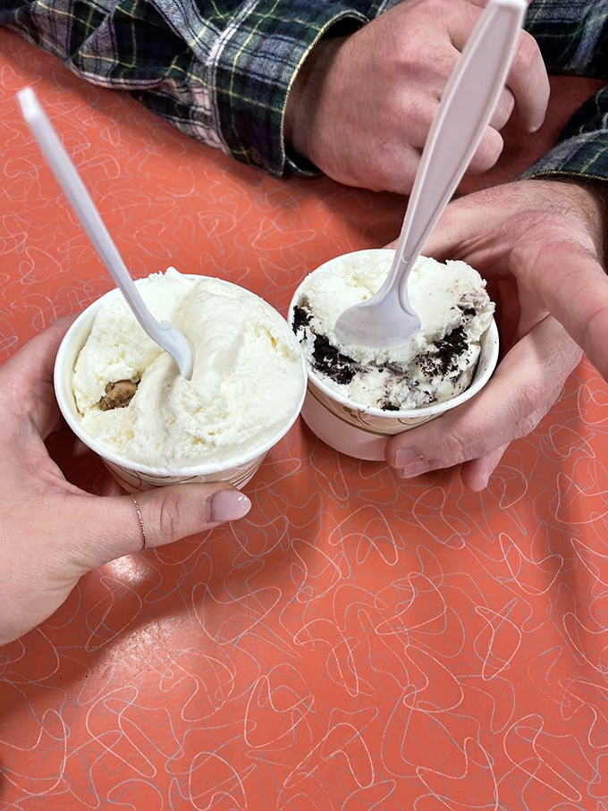 Two cups, two flavors, infinite satisfaction. The hardest decision at Yum Yum isn't whether to visit, but what to order.