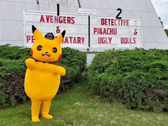 Special events bring beloved characters to life&mdash;this Pikachu appears ready to enjoy Detective Pikachu alongside his adoring fans.
