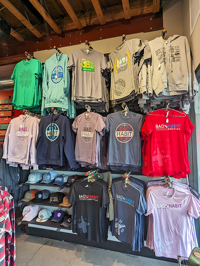 Wear your passion on your sleeve&mdash;literally. The merchandise wall offers more color options than a Minnesota autumn.