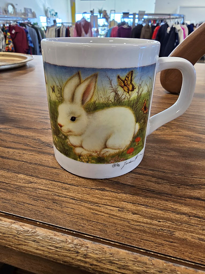 Not just any coffee mug&mdash;a woodland bunny scene that transforms your morning caffeine ritual into a moment of whimsy that even Marie Kondo would approve of.
