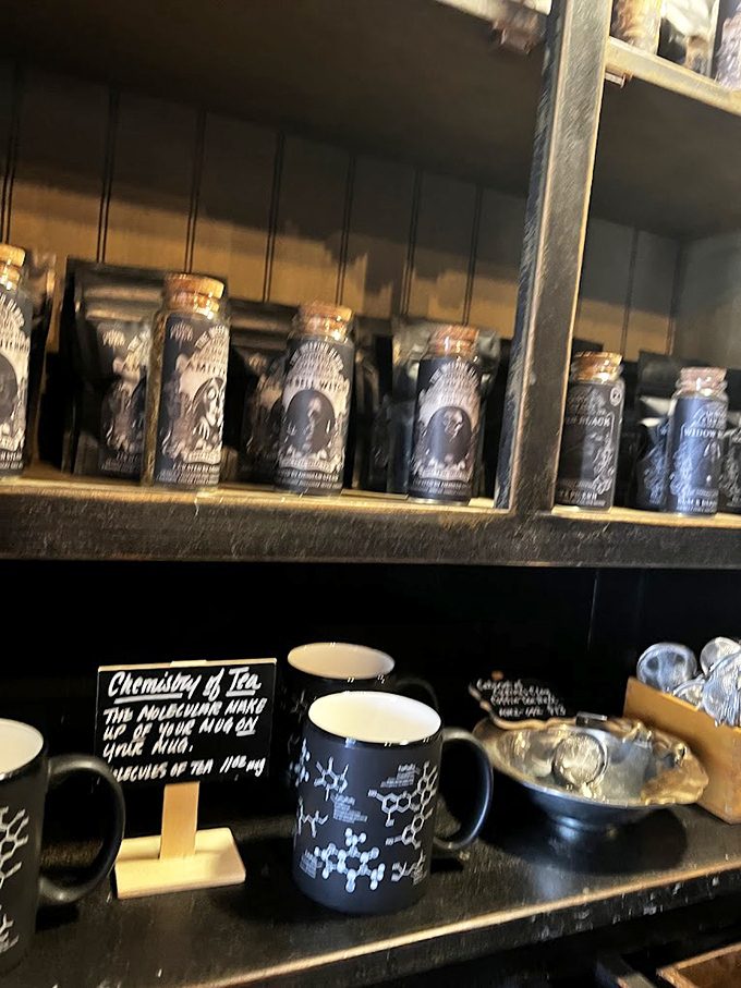 Science meets style with these chemistry-themed mugs and bottled curiosities &ndash; perfect for the intellectual who likes their morning coffee with a side of the arcane.