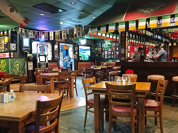 Every inch of wall space tells a story, creating the perfect backdrop for creating your own. This isn't decoration—it's a visual history lesson.