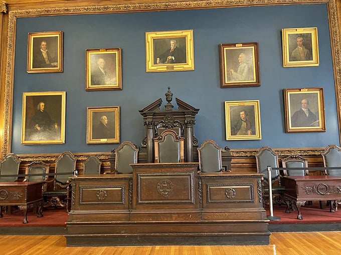 The museum's historic meeting room, adorned with portraits of medical pioneers, still hosts gatherings where today's physicians connect with their professional ancestors. 