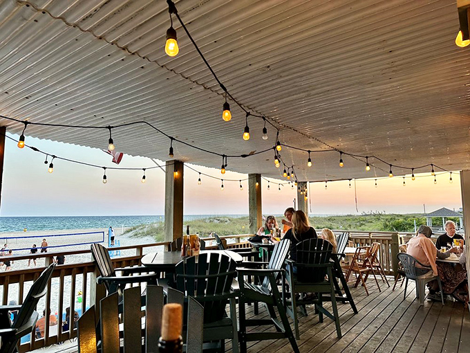 String lights, ocean breezes, and sunset views&mdash;the kind of patio that makes you wonder why you ever eat indoors.