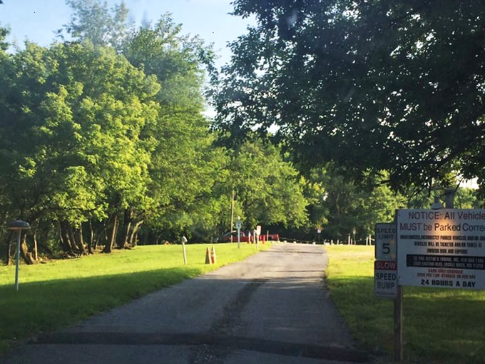 The entrance road isn't just a path to parking&mdash;it's a portal separating our hyper-connected world from this analog oasis of shared experience.