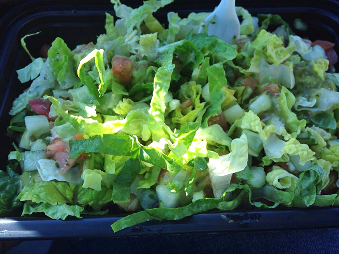 Fresh doesn't need a marketing team. This simple salad provides the crisp counterpoint that makes everything else sing.
