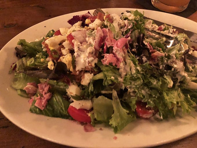 A salad that refuses to be an afterthought. Fresh greens, vibrant ingredients, and thoughtful composition make vegetables the star for once.