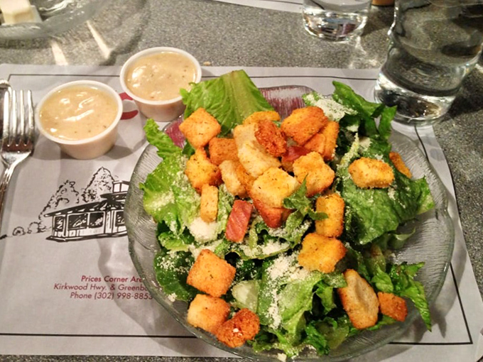 Even the salads at Charcoal Pit understand their purpose &ndash; to deliver satisfaction without sacrifice. Those croutons mean business.