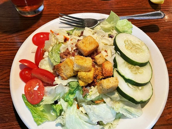 Even the salads get star treatment here. Those croutons didn't just happen&mdash;they were destined to add the perfect crunch to fresh greens.
