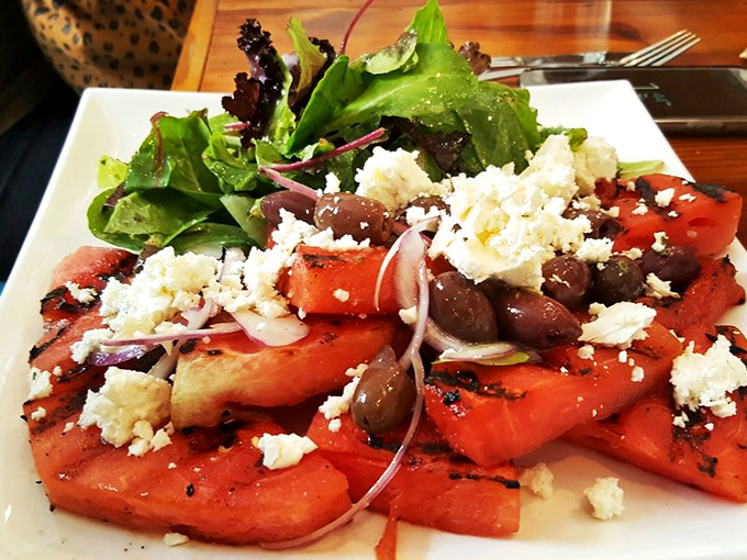 A watermelon salad that screams summer in every bite. Fresh, bright, and the perfect counterpoint to those richer breakfast indulgences. 