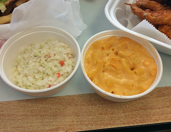 Cole slaw and mac & cheese &ndash; the classic sidekicks that turn a fried chicken meal into a proper Southern-inspired feast.