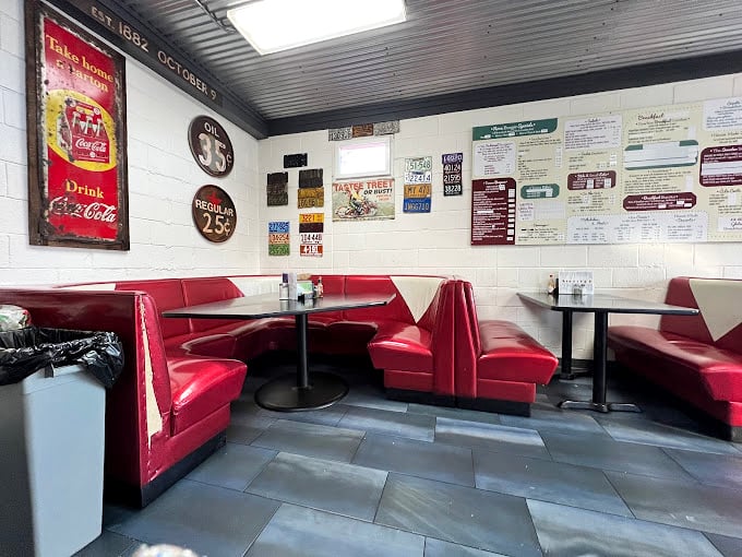 Vintage Coca-Cola signs and well-worn booths tell stories that no Instagram filter could capture. This isn't retro by design&mdash;it's authentic by survival. 
