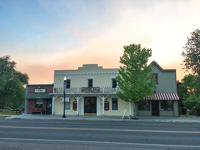 Main Street at sunset captures that magical moment when historic storefronts glow with promise and you can almost hear the buildings whispering their stories.