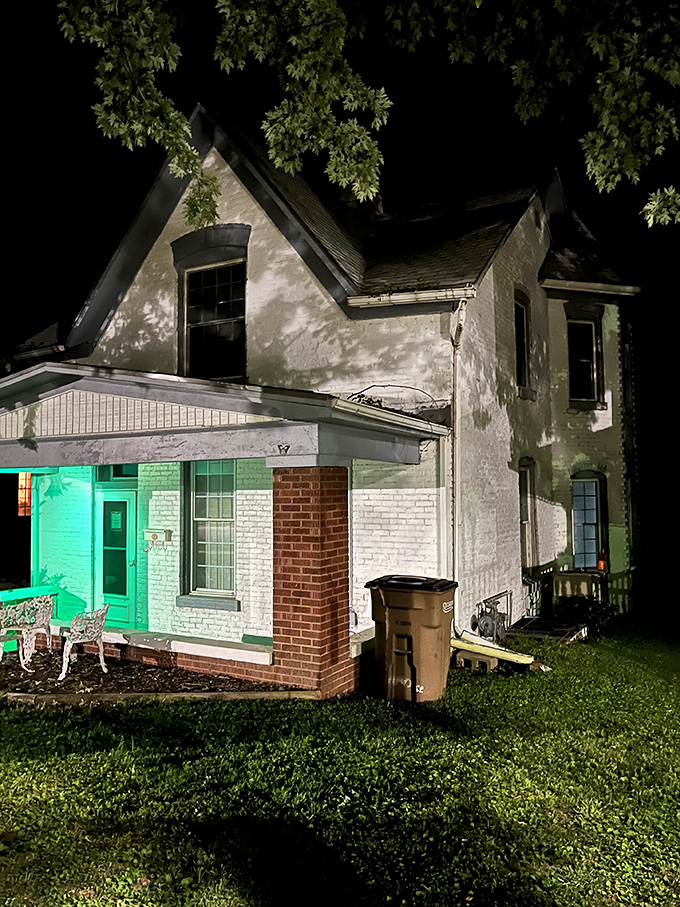 After sunset is when the Sallie House truly comes alive&mdash;or perhaps "undead" is more accurate. The eerie glow from the porch light beckons the brave.