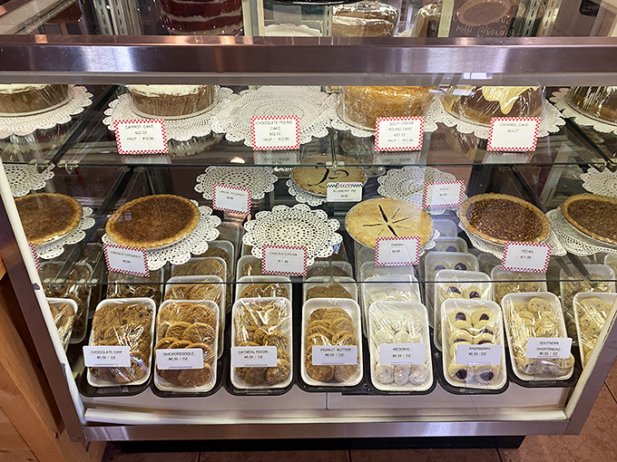 The display case of destiny&mdash;where pies, cookies, and pastries compete for your attention like contestants on a particularly delicious reality show.