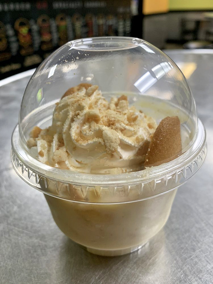 Banana pudding that transports you straight to a Southern grandmother's kitchen. The perfect sweet finale to a burger adventure.