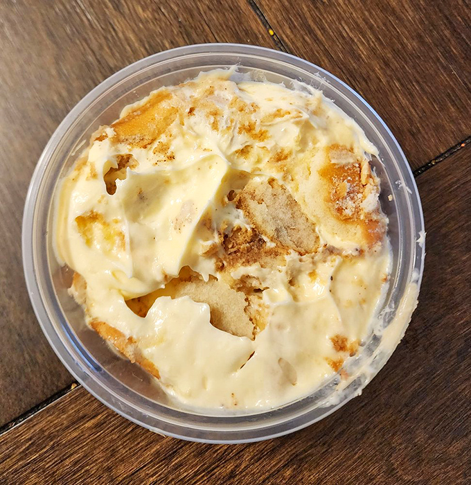 This banana pudding looks like what clouds must taste like if they were made of vanilla, bananas, and childhood memories.