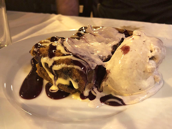 This blueberry bread pudding doesn't just end a meal &ndash; it provides closure, satisfaction, and possibly the motivation to schedule your next visit.