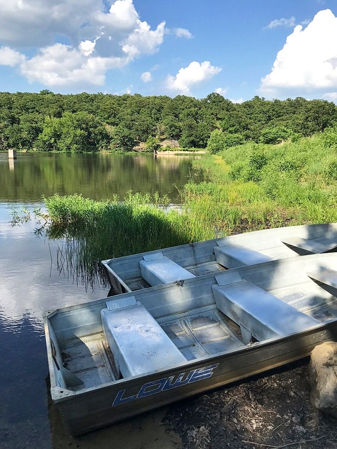 These aluminum boats won't win beauty contests, but they're your ticket to fishing paradise. Simple pleasures often deliver the richest rewards.