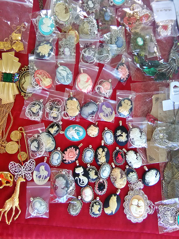 Cameo appearance! These vintage-style brooches and pendants are like wearable time capsules, each one a tiny portrait of bygone elegance.
