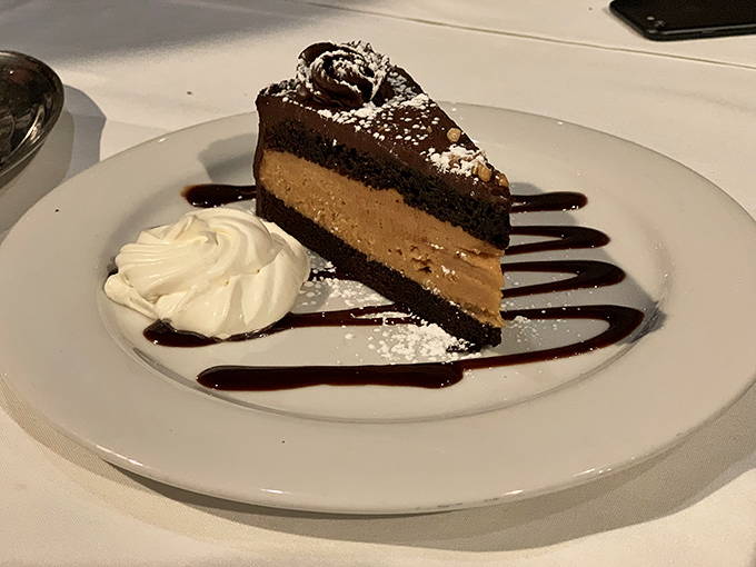 When you think you can't possibly eat another bite, this layered chocolate cake arrives and suddenly, miraculously, you find room for dessert. 