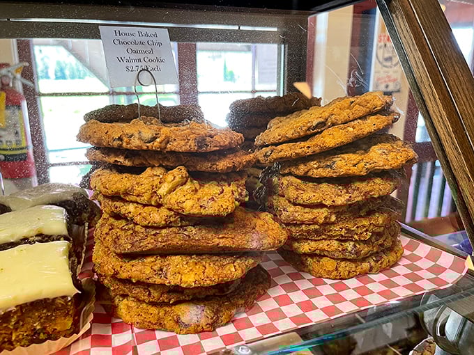 These aren't just cookies; they're discs of chocolate chip perfection that would make your grandmother simultaneously proud and jealous.