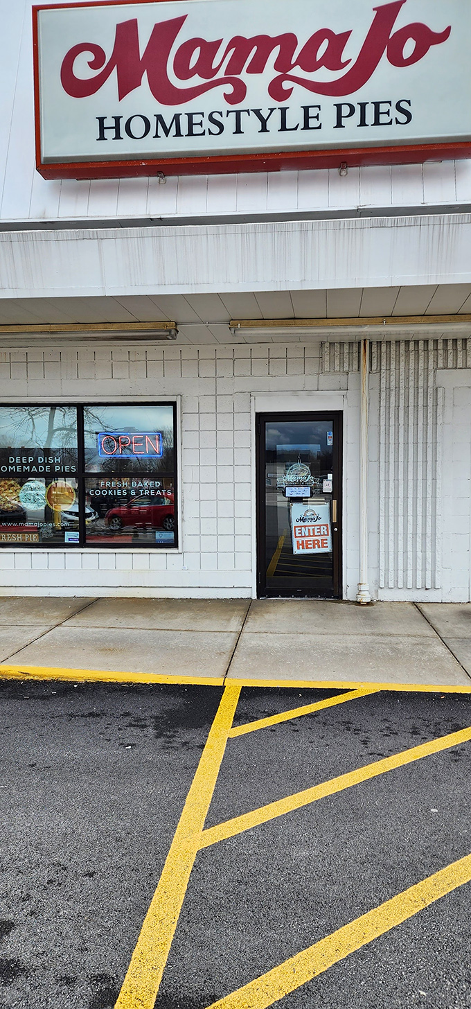 This entrance is like a portal to a better world&mdash;one where calories don't count and pie is considered a legitimate food group.