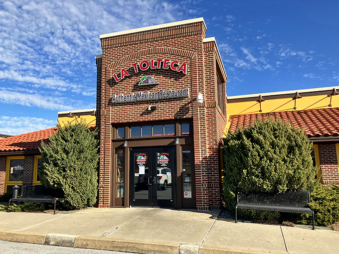 The entrance announces itself with confidence: "Authentic Mexican Restaurant." No false advertising here&mdash;just a doorway to deliciousness.