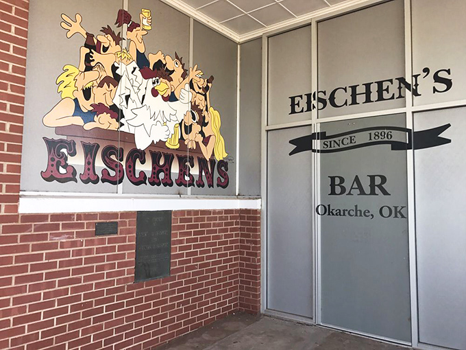 The entrance promises what lies within&mdash;a cartoon chicken party that's been going strong since 1896. Some traditions are worth preserving.