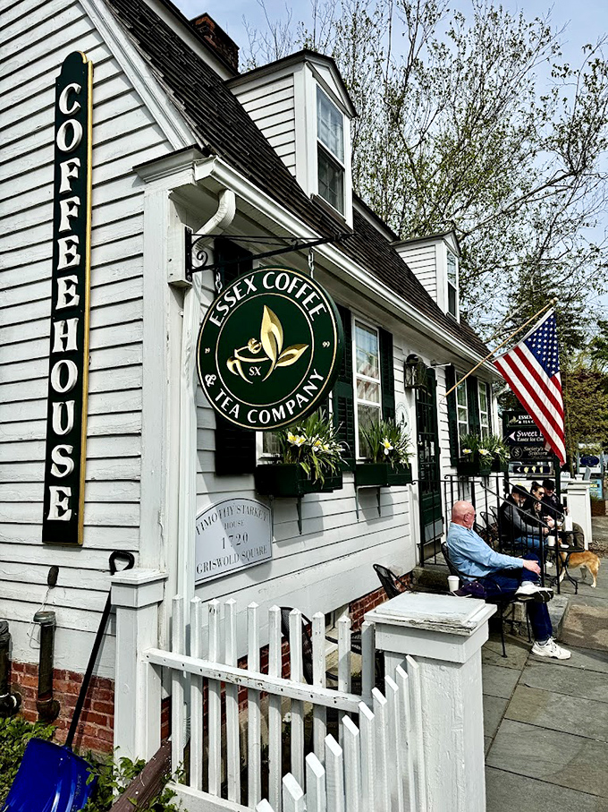 Essex Coffee & Tea Company offers the perfect perch for people-watching. This historic building now serves up community connection alongside carefully crafted caffeine.