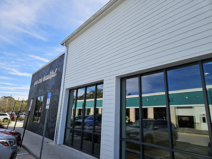 The sleek exterior blends modern design with Florida charm&mdash;a fitting wrapper for the fresh culinary gifts waiting inside.